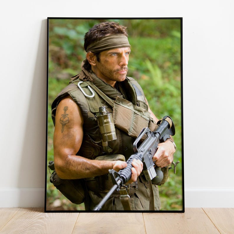 Tropic Thunder Poster, Wall Art, Movie Print, Gift for Film Fans - Etsy