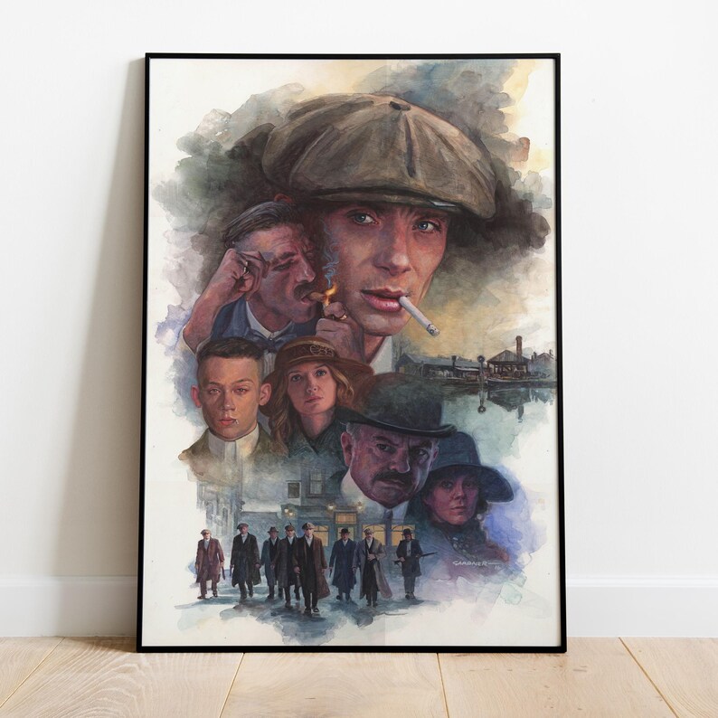 Peaky Blinders Poster, TV Series Print, Wall Art, TV Show Gift 3 - Etsy