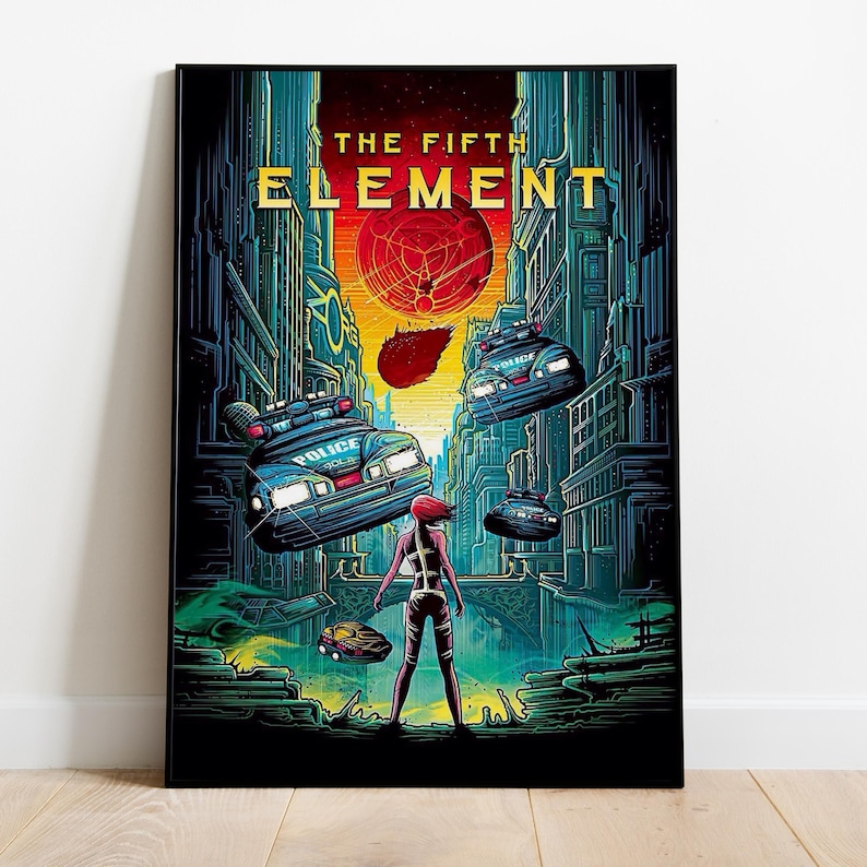 The Fifth Element Poster, Wall Art, Movie Print, Gift for Film Fans - Etsy