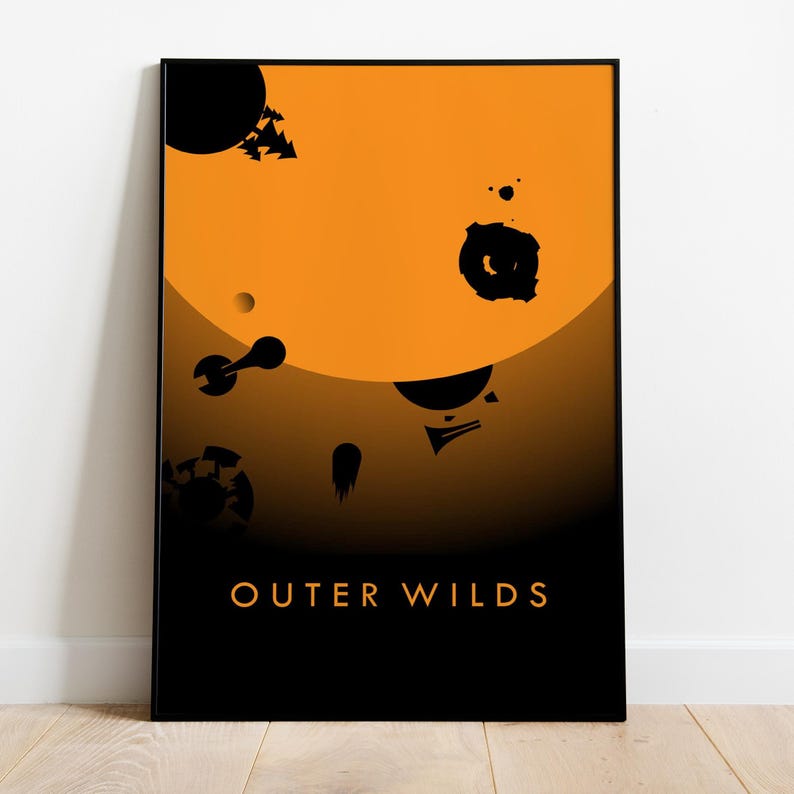 Outer Wilds Poster, Wall Art, Game Print, Gift for Gamers - Etsy