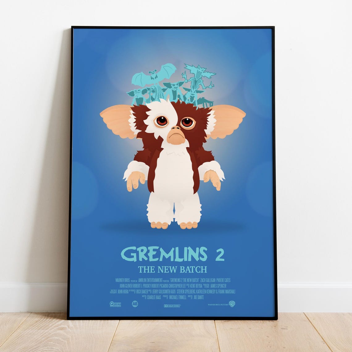 Gremlins Poster, Wall Art, Movie Print, Gift for Film Fans #2 - Etsy