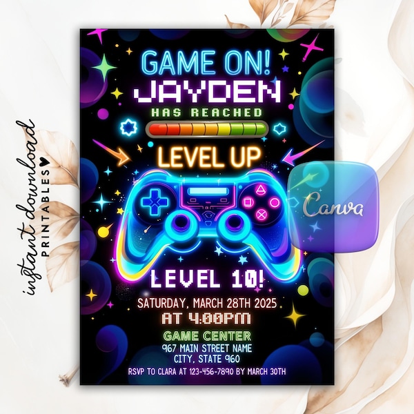 Neon Glow Party Game - Etsy UK