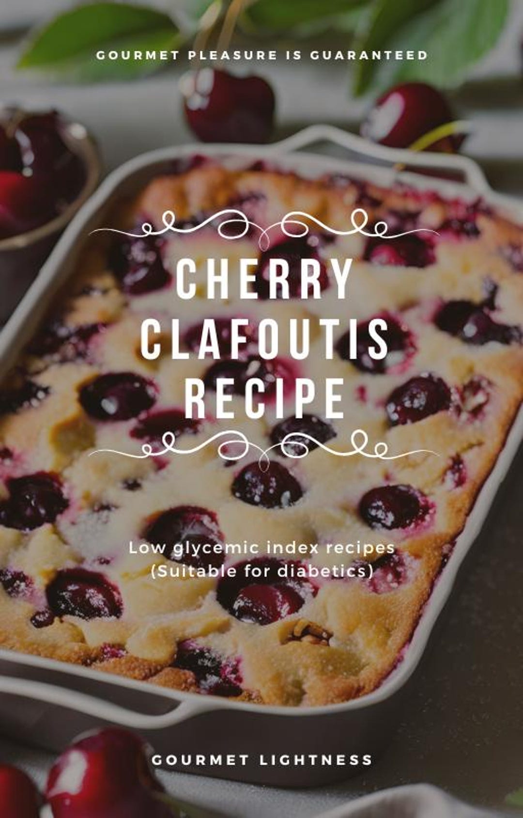Healthy Cherry Clafoutis Low Glycemic French Recipe - Etsy