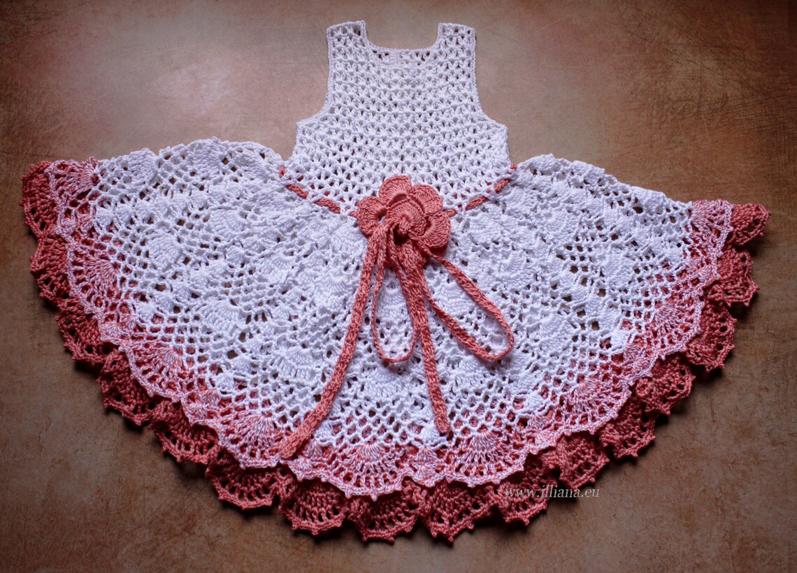 Crochet Dress Pattern No 97 - Etsy