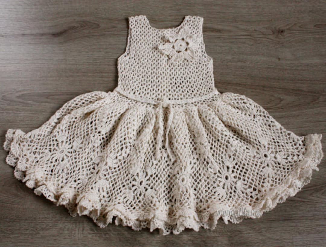 Crochet Dress. Pattern No 14 - Etsy