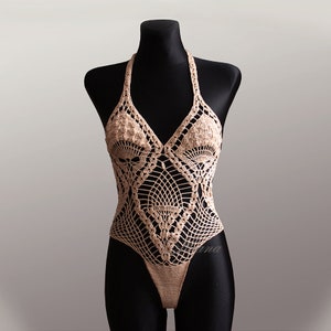Crochet Bathing Suit Pattern, PDF, Crochet Monokini Crochet Pattern ...