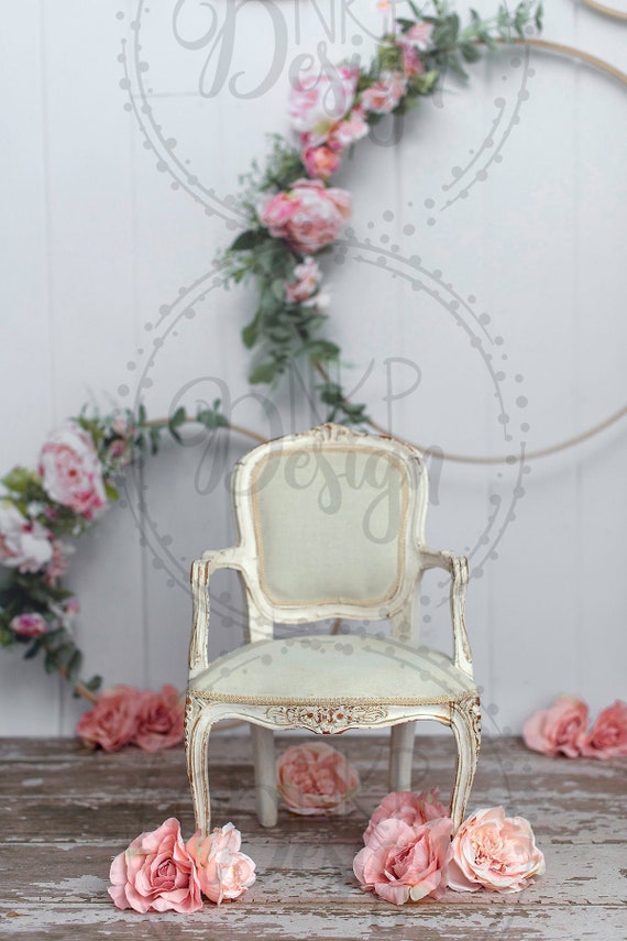 Newborn girl Digital prop Background Backdrop Princess Antique | Etsy
