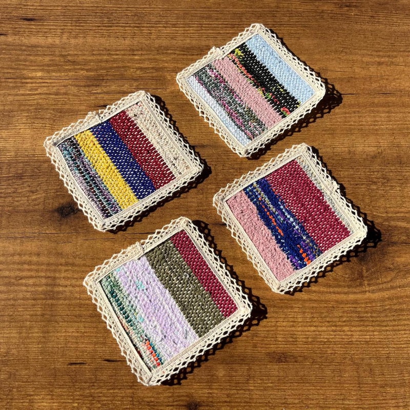 Hand Woven Coasters - Etsy