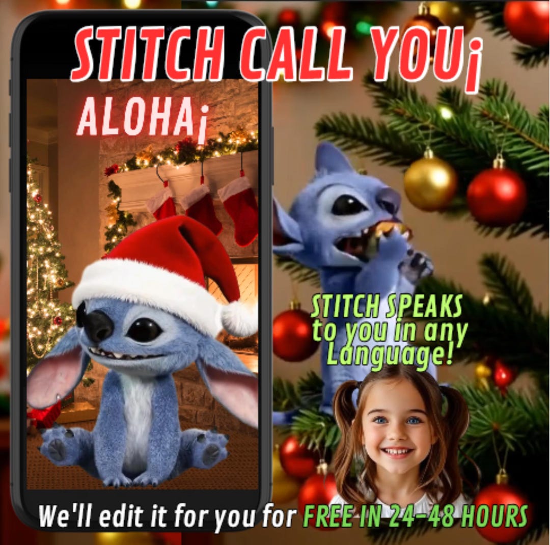 Personalized Christmas Invitation From the Real Stitch, Editable Stitch ...