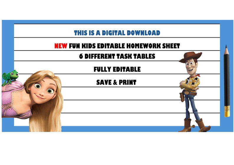 Chore Chart for Kids | Kids Chore Chart | Fun Lilo Stitch Reward System ...