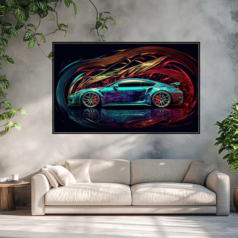Porsche Art - Etsy