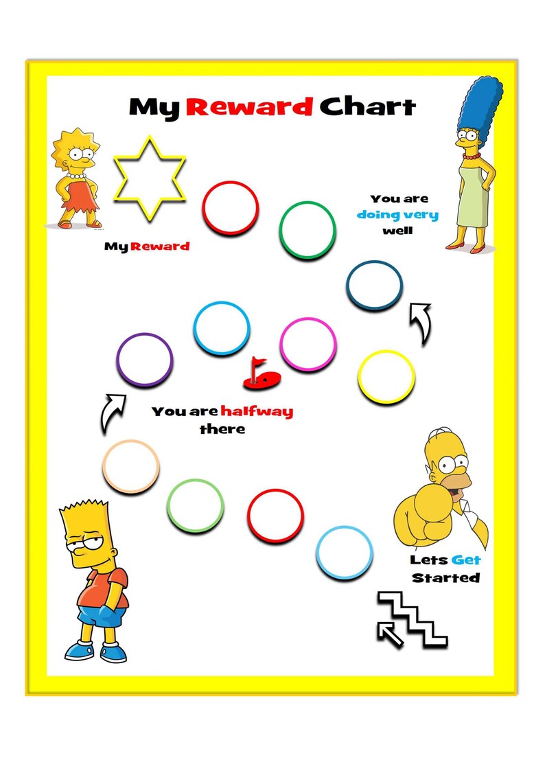 Chore Chart | Editable Chore Chart | Kids Chore Chart | Chore Chart ...