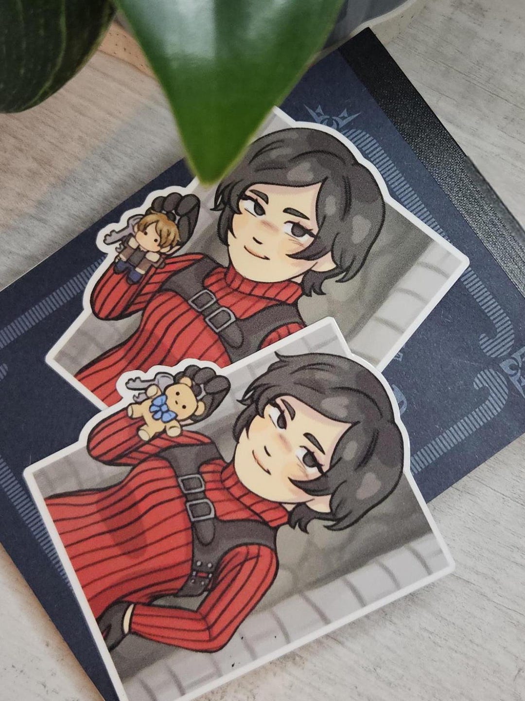 Resident Evil Holo Stickers: Ada Wong, Ashley Graham - Etsy