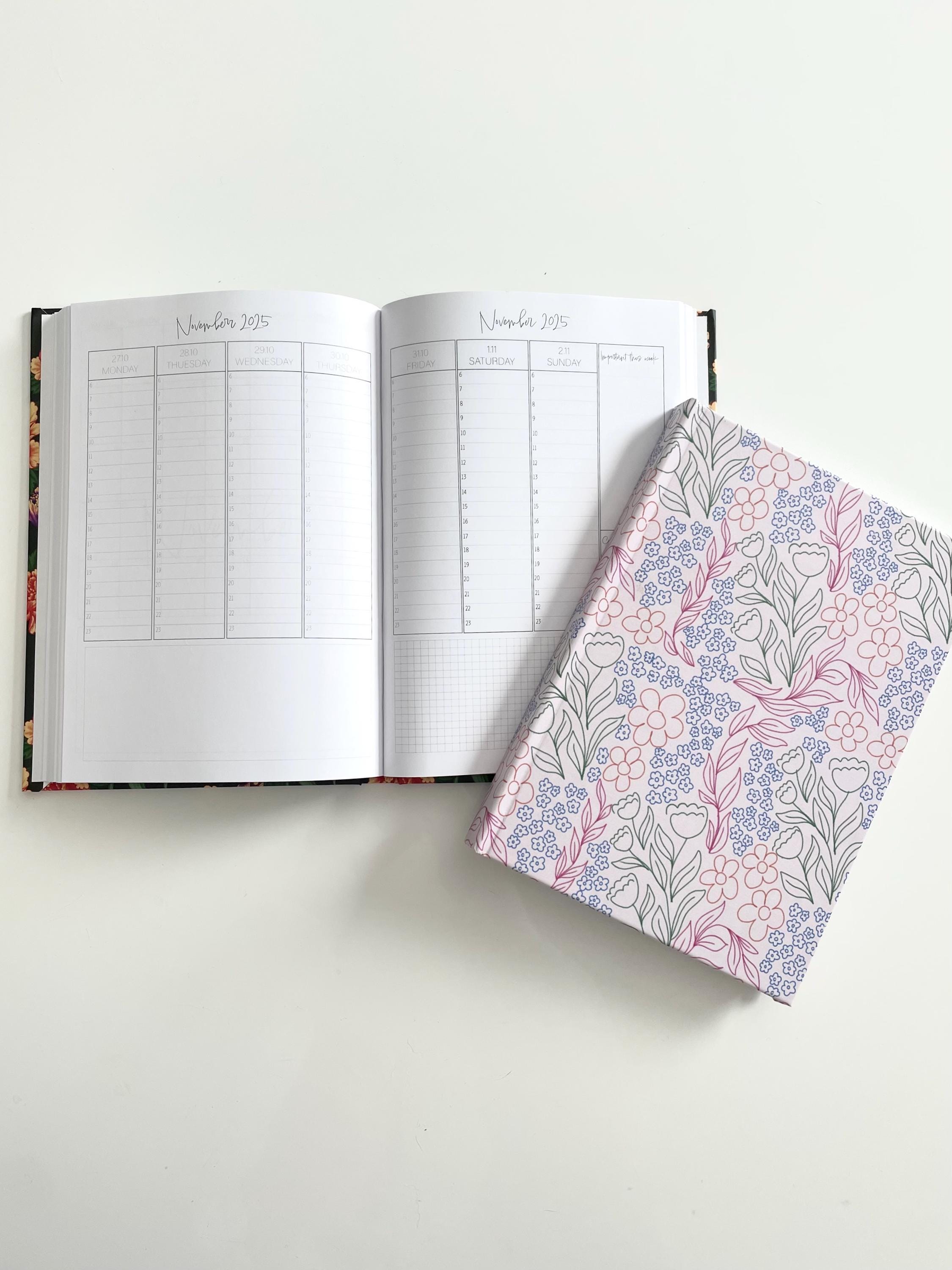 2025 Weekly Planner A5 Dated Weekly Planner With Yearly and Mothly ...