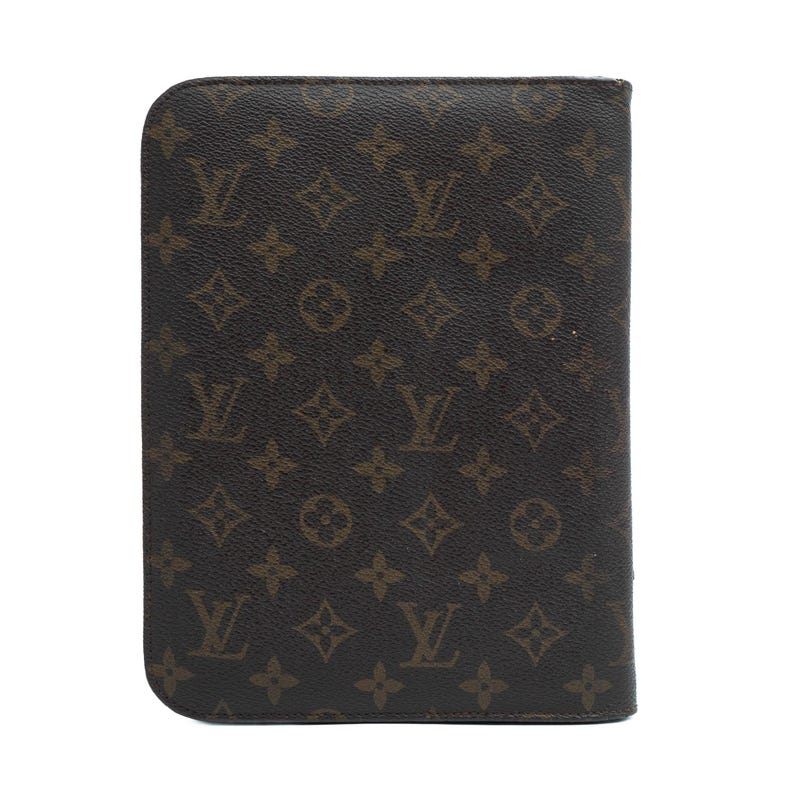 LOUIS VUITTON Notebook Cover Monogram Organizer Vintage 80s - Etsy