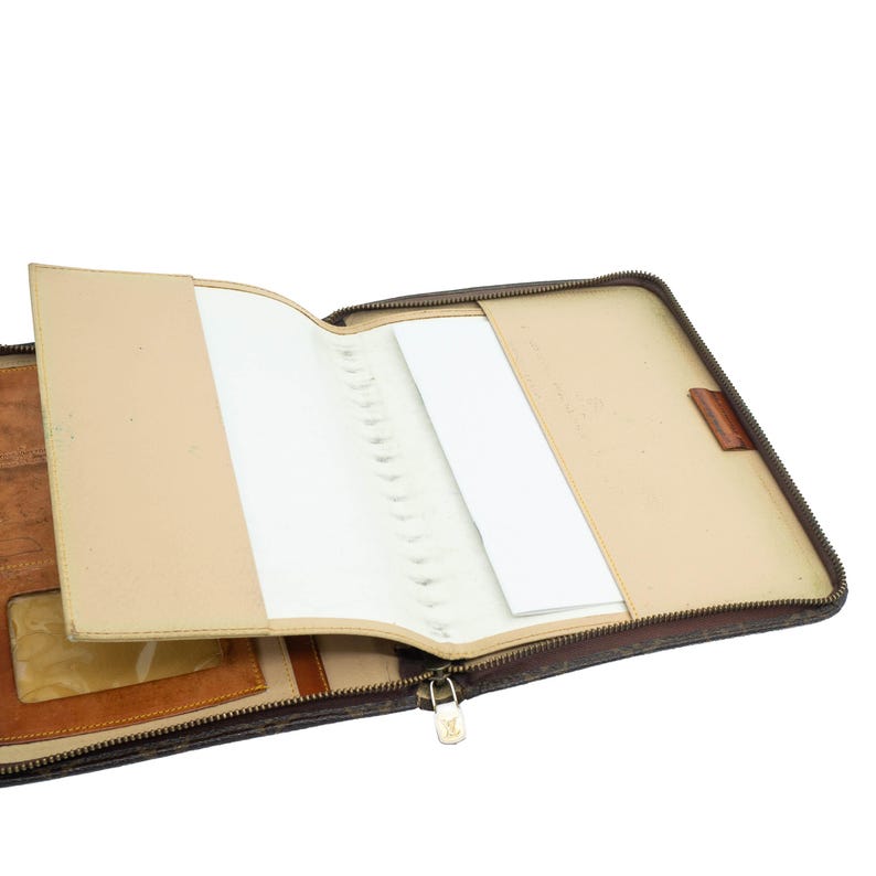 LOUIS VUITTON Notebook Cover Monogram Organizer Vintage 80s - Etsy