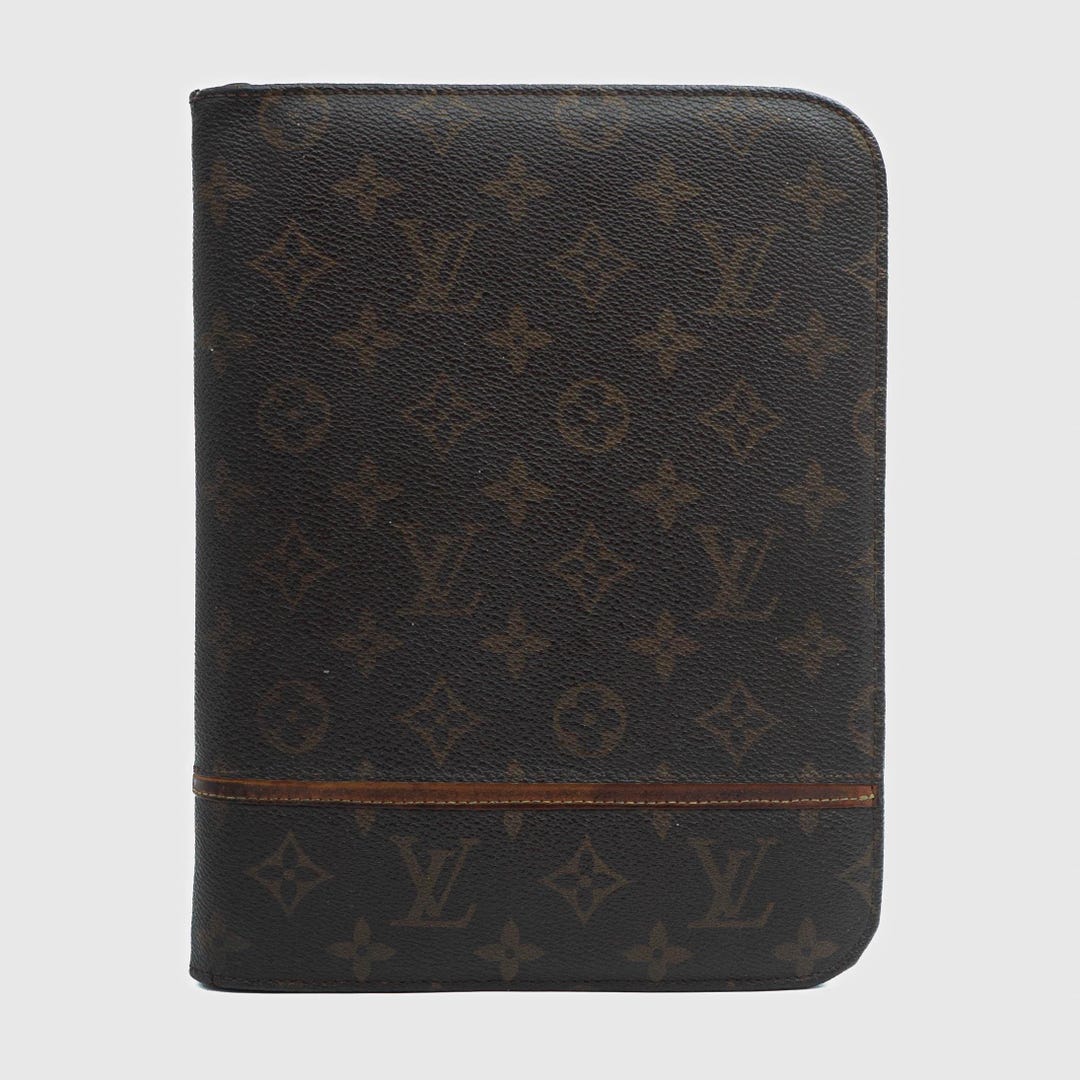 LOUIS VUITTON Notebook Cover Monogram Organizer Vintage 80s - Etsy