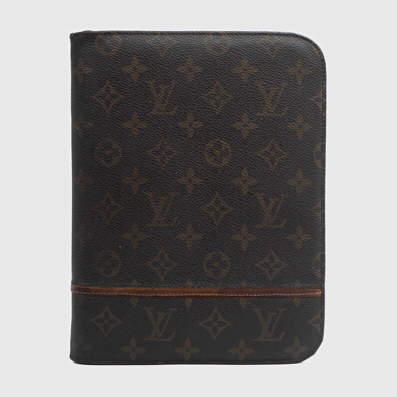LOUIS VUITTON Notebook Cover Monogram Organizer Vintage 80s - Etsy