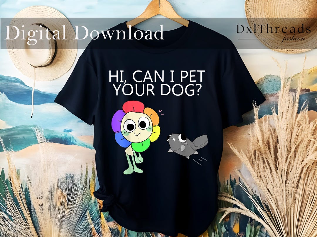 Dandy's World Rose Can I Pet Your Dog Dandy's World Png - Etsy