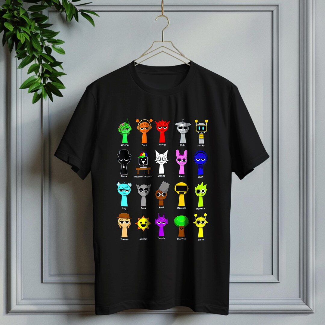 Sprunki Kids Tee, Sprunki Video Games Shirt, Gamer Toddler Shirt, Gift ...