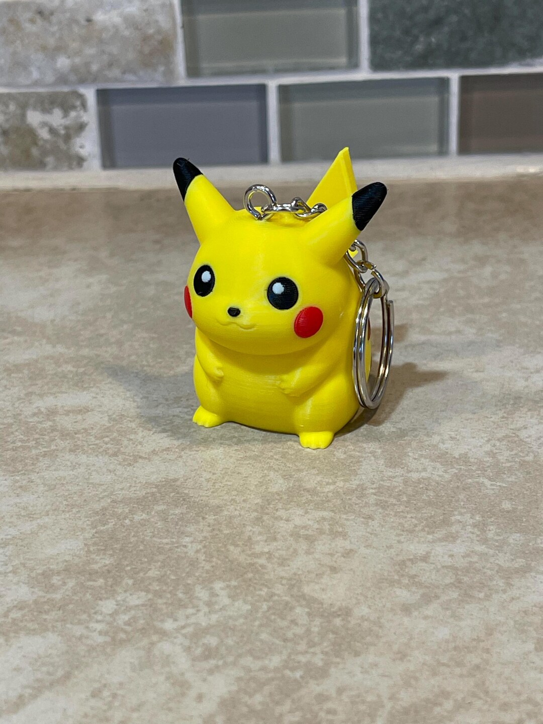 Pikachu Gen 1 3D Printed Keychain/minifig - Etsy