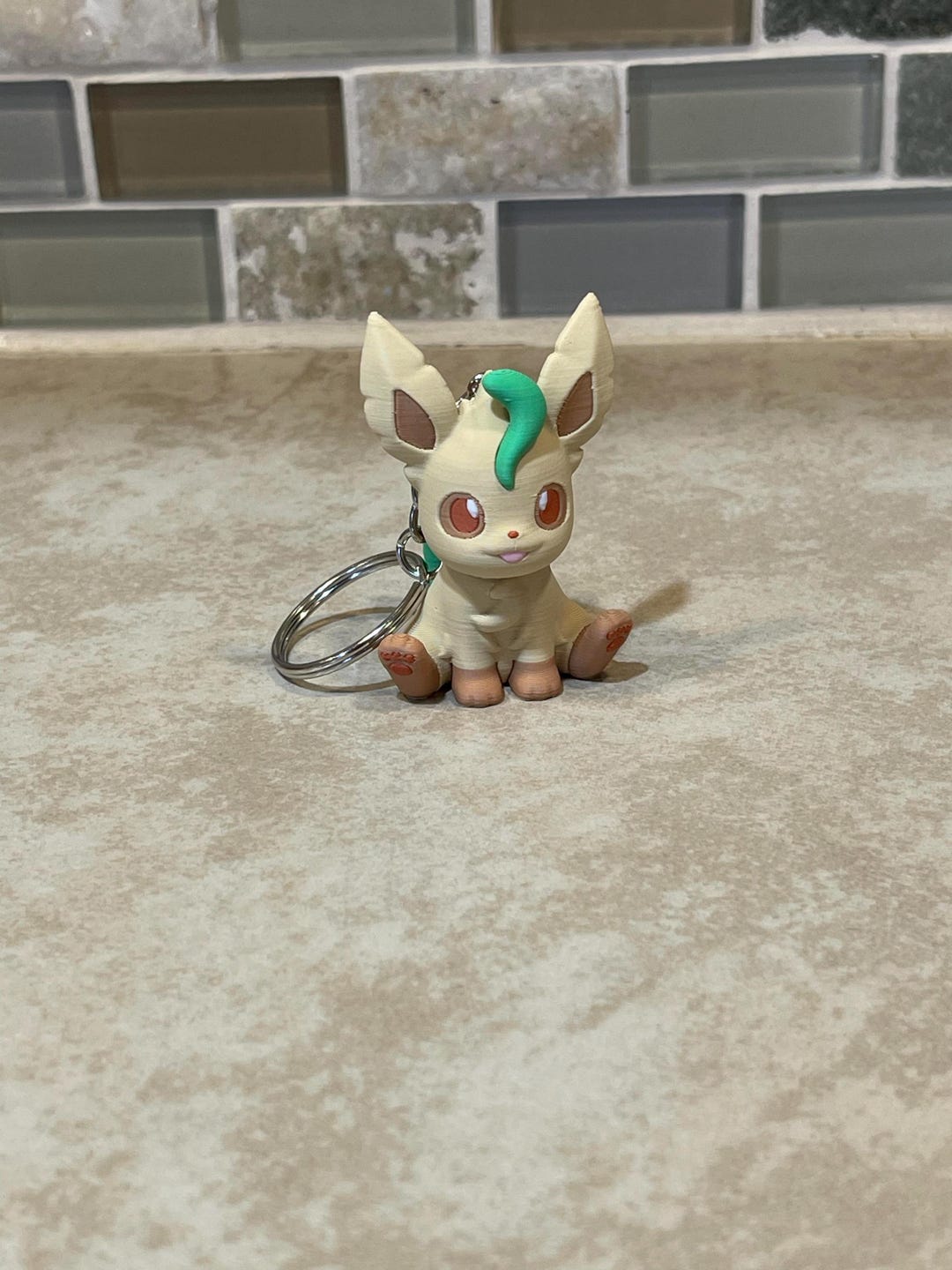 Leafeon 3D Printed Keychain/minifig - Etsy