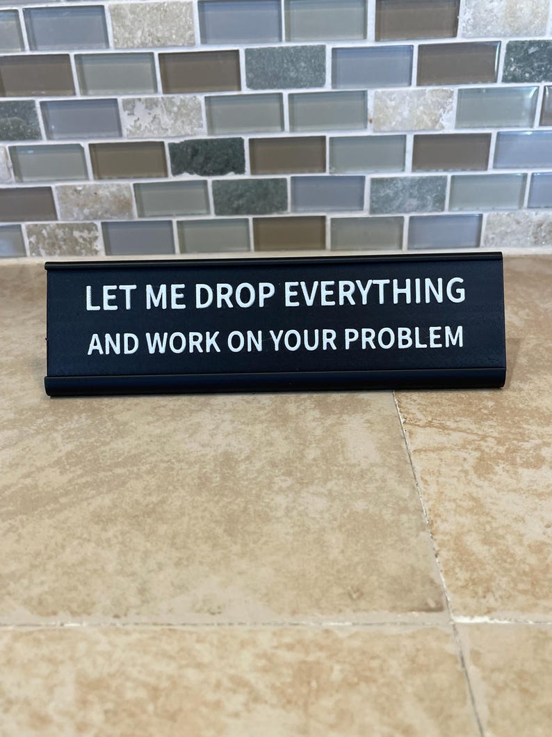 Funny Desk Name Plates