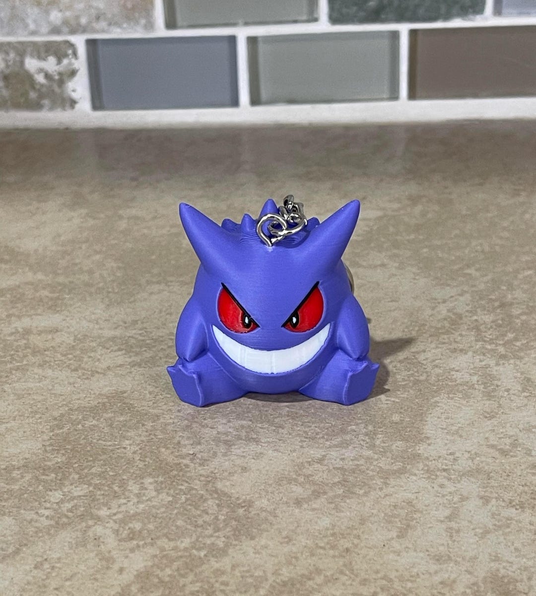 Gengar 3D Printed Keychain/minifig - Etsy