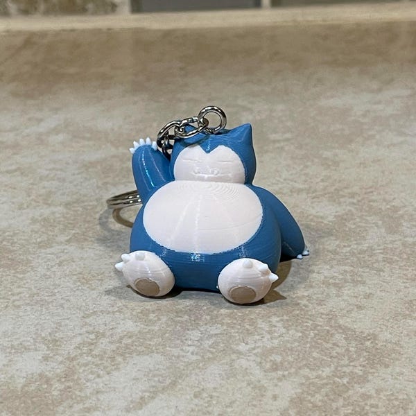 Snorlax Keychain - Etsy