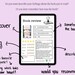 Digital Library/ Library Template - Etsy