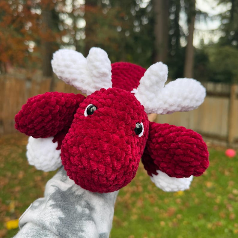 Moose Crochet Pattern Marv the Moose Holiday Crochet Pattern Crochet ...