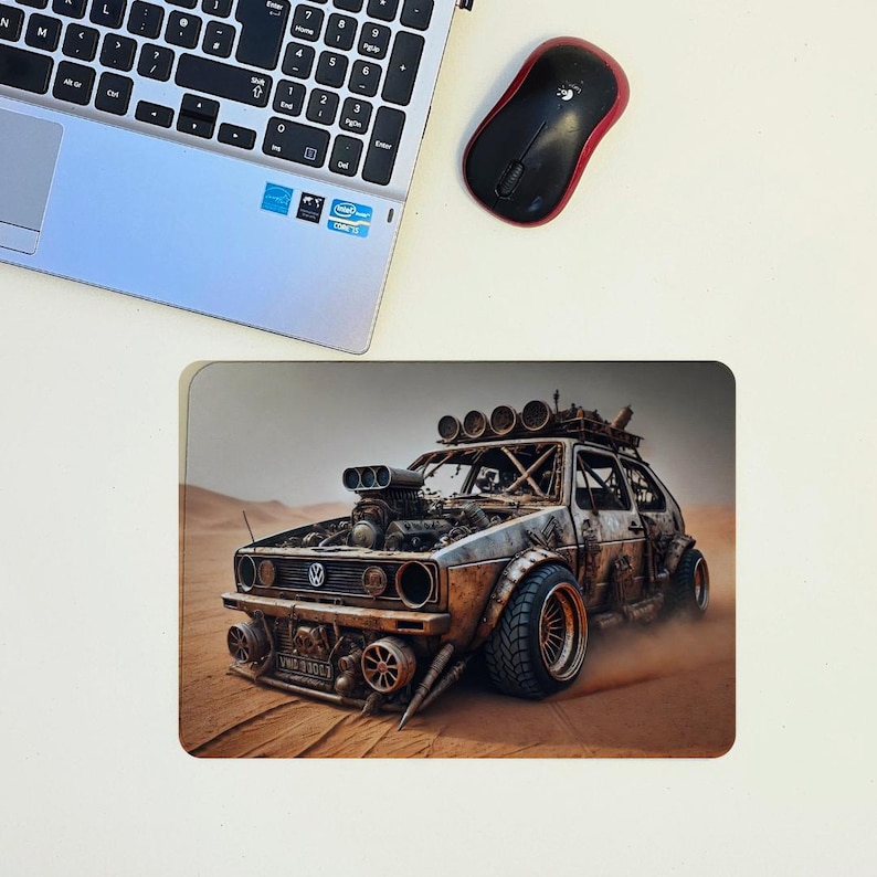 Volkswagen Golf MK1 Car Mouse Mat Auto Enthusiast Mouse Pad PC Computer ...
