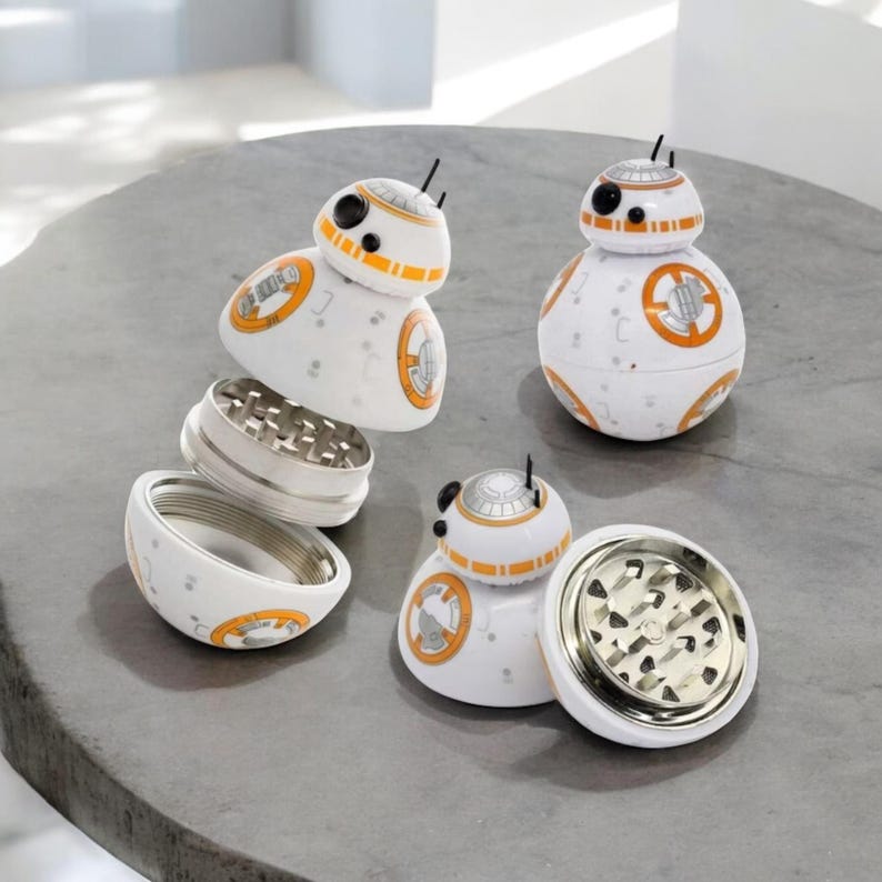 BB-8 Star Wars Herb Grinder - 3 Piece BB8 Grinder for Smokers | Unique ...