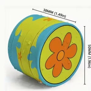 Flower Power Herb Grinder – 70s Retro Kitchen, 4-piece Metal - Etsy