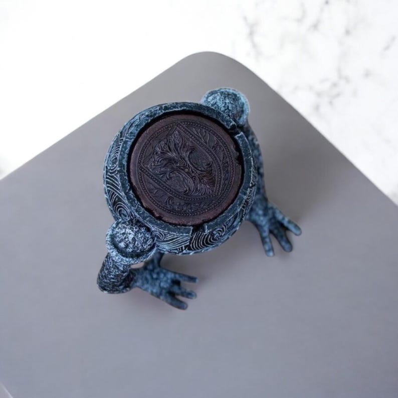 Magic Warrior Ashtray – Gray Resin Anime Decor, Gaming Gift - Etsy