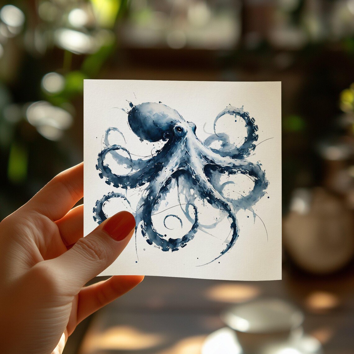 Octopus Cocktail Napkins: Nautical Sea Life Party, Beach Theme - Etsy