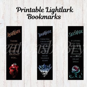 Lightlark Series Printable Bookmarks - Etsy