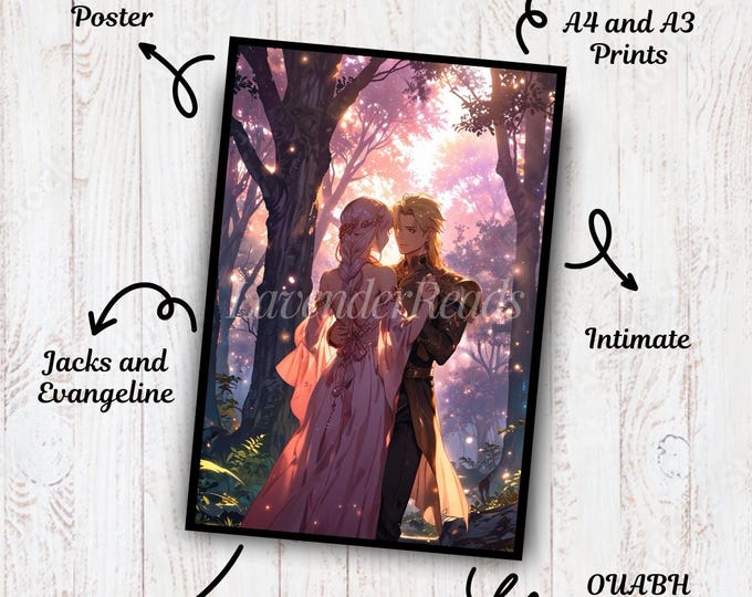 Evajacks TBONA 5 X 7 Print - OUABH by Stephanie Garber, Evangeline Fox ...