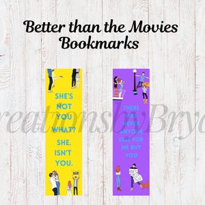 Printable Better Than the Movies Bookmarks - Etsy