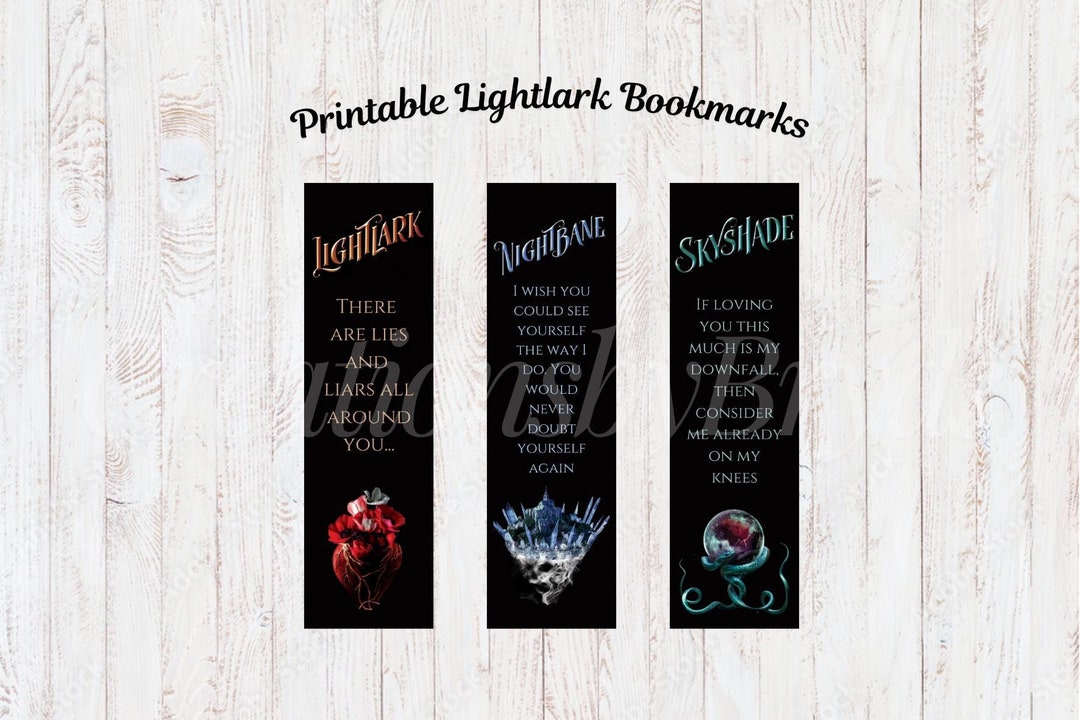 Lightlark Series Printable Bookmarks - Etsy