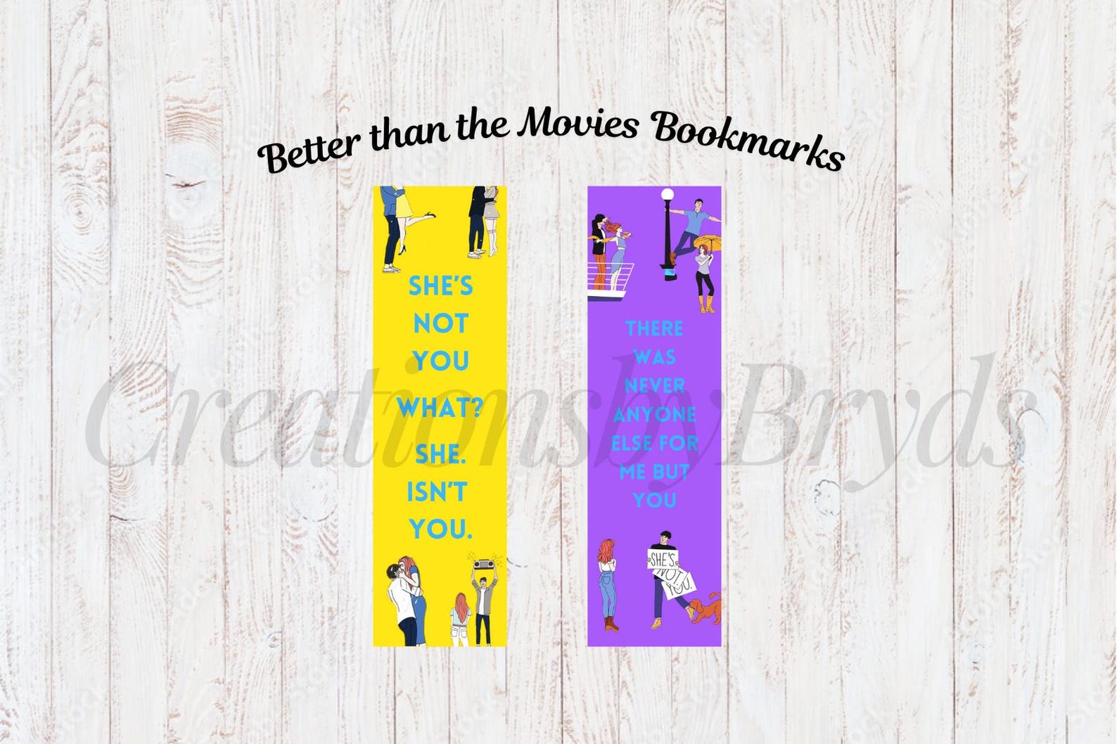 Printable Better Than the Movies Bookmarks - Etsy