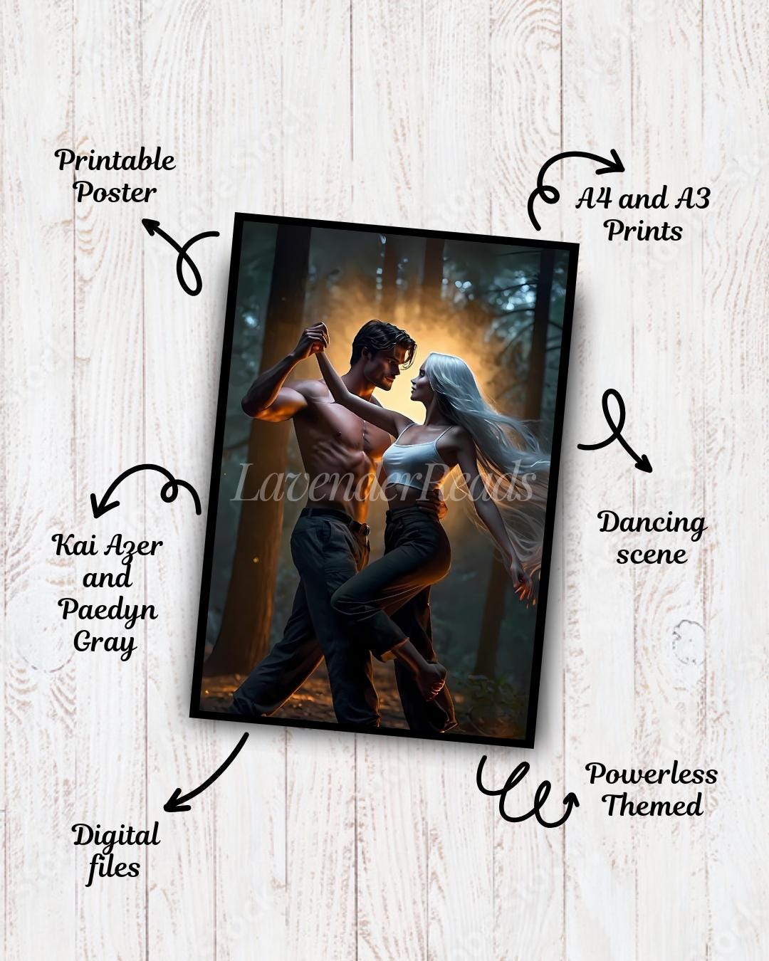 Printable Kai and Paedyn Powerless Poster - Etsy