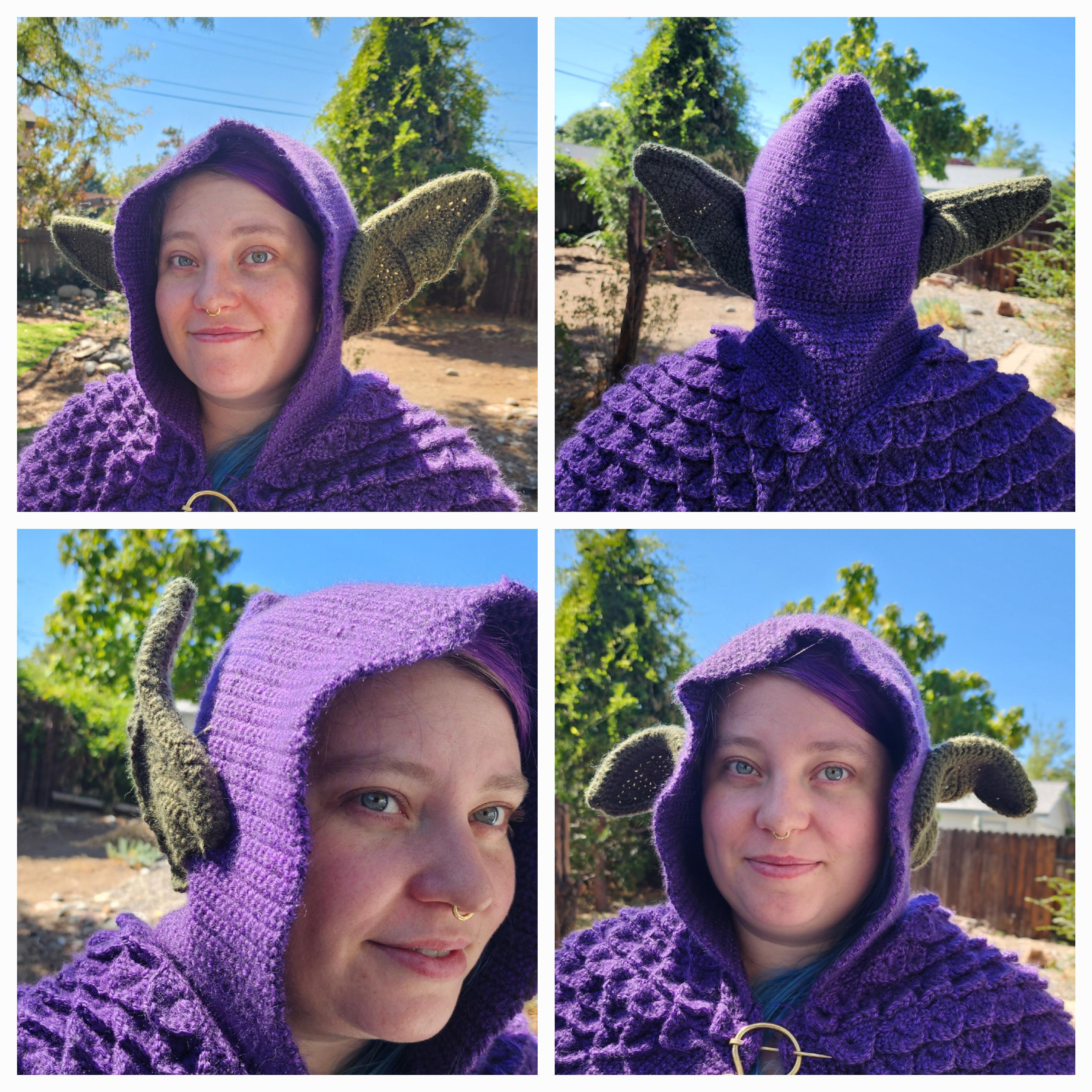 Capelet and Hood Crochet Pattern (adult and Child Size) - Renaissance ...