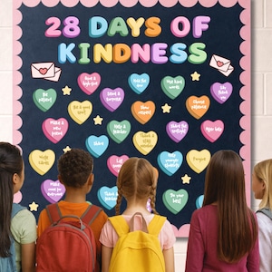 Valentine’s Day Classroom Decor and Activity | 28 Days of Kindness ...