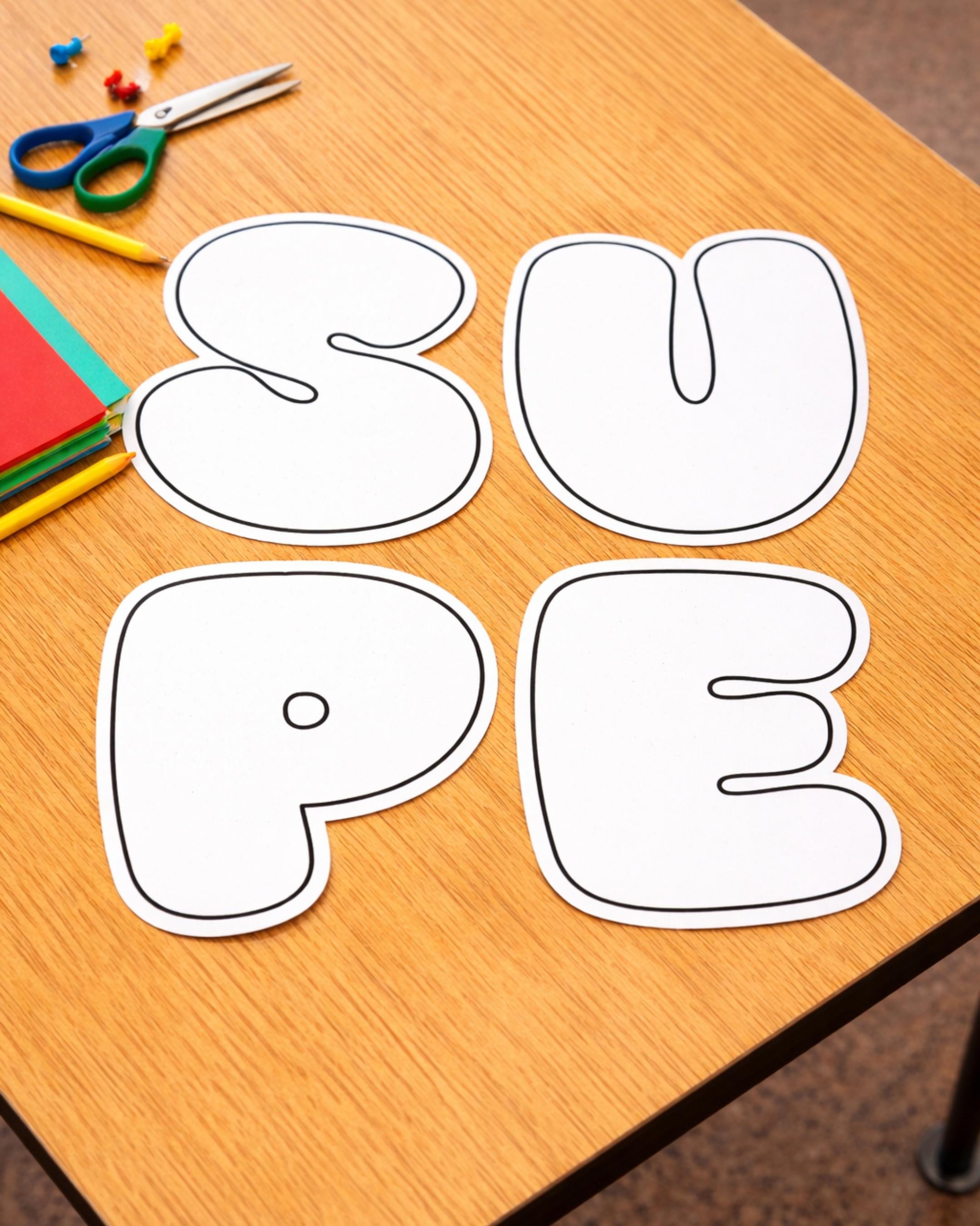 School Cafeteria Bulletin Board Decor Printable | Rainbow Health Food ...