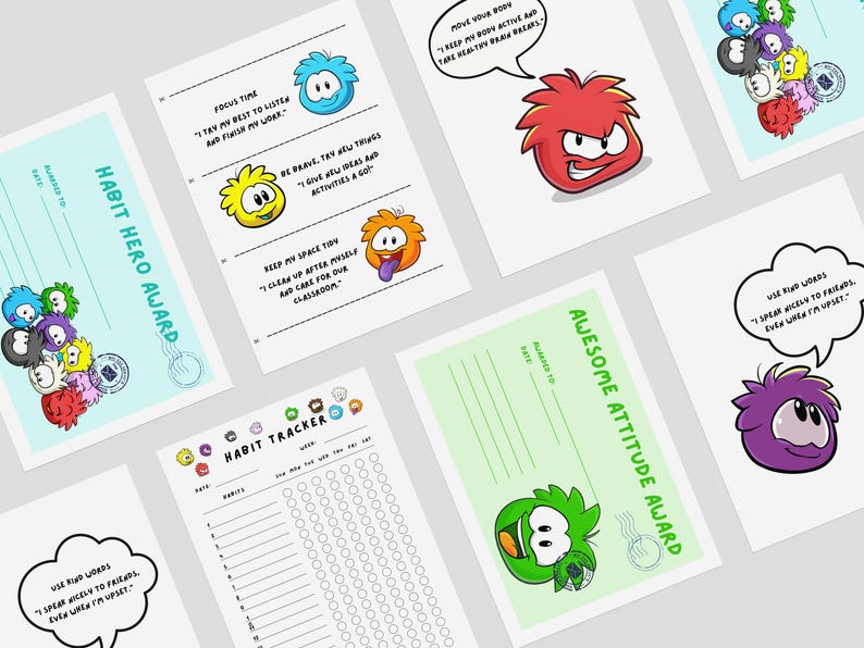 Full Bulletin Board Kit + Habit Tracker | SEL Printable Classroom Decor ...