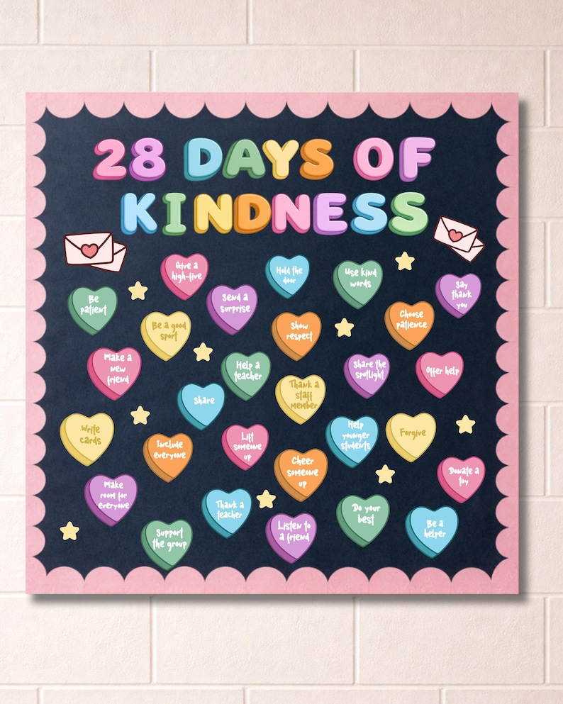 Valentine’s Day Classroom Decor and Activity | 28 Days of Kindness ...