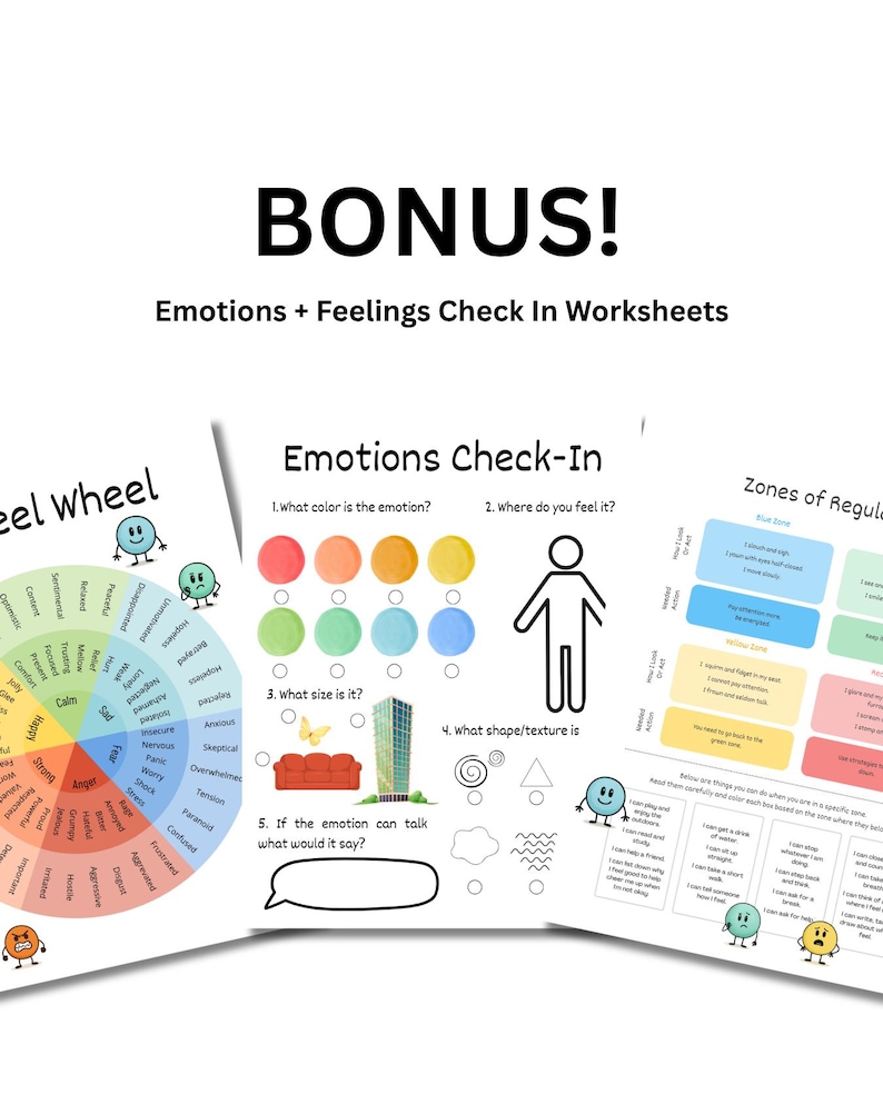 Calm Corner and Mental Health Bulletin Board Kit | Feeling Charts ...