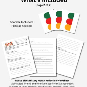 Black History Month Classroom Decor February–march Tri-colored Bulletin ...