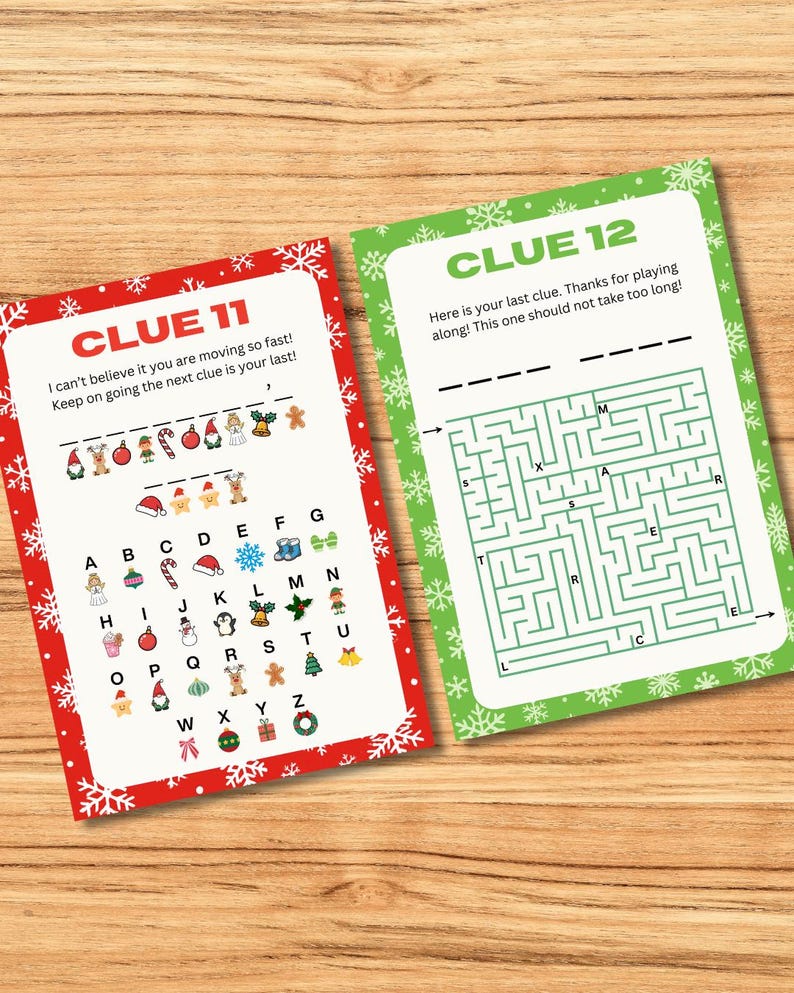 Ultimate School Holiday Scavenger Game | Printable Classroom Clue ...